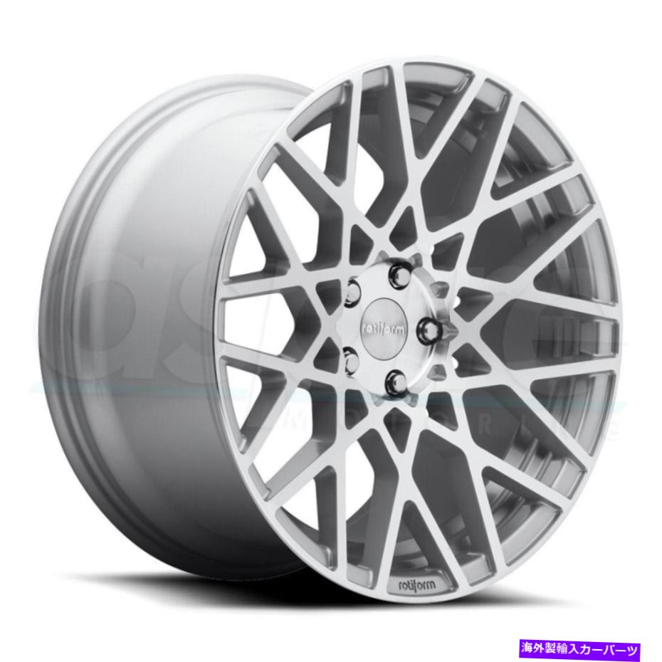 Rotiform R110 BLQ 18x8.5 5x114.3 38 Silver Machined Wheels(4) 72.56 18" inch Rimカテゴリホイール　4本セット状態新品メーカー車種発送詳細全国一律 送料無料 （※...