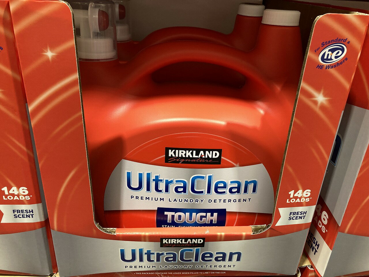 カークランド ウルトラ クリーン 液体洗濯洗剤 タフ 5.73L 146回分 カークランドシグネチャー コストコ 大容量 液体洗濯!フレッシュで清潔感のある香り カークランド ウルトラ クリーン 液体洗濯洗剤 タフ 5.73L 146回分 ...