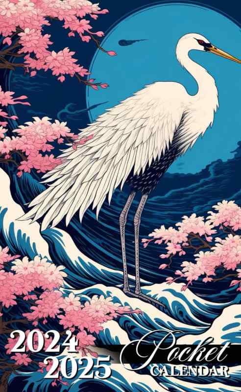 Pocket Calendar 2024-2025: Two-Year Monthly Planner for Purse, 24 Months from January 2024 to December 2025 with Inspira...