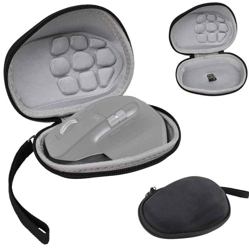 LINGHUANG ポータブル 収納ケース EVA ハードケース Logitech MX Master 3S / MX Master 3 / MX Master 2 / MX Master 1 Advanced 汎用ワイヤレスマウスケース