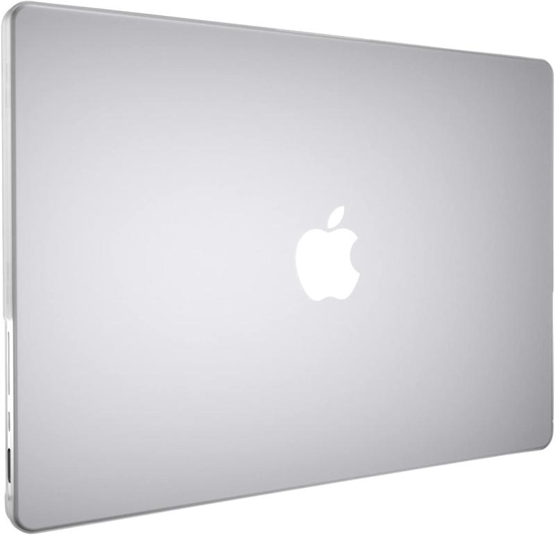 【SwitchEasy】 MacBook Pro 14インチ 対応 ケース フロスト クリア 排熱口 付き 半透明 シンプル ハードケース 薄型 透明 ハード カバー 傷防止 アクセサリ 半透明 ケースカバー [ MacBookPro マックブ
