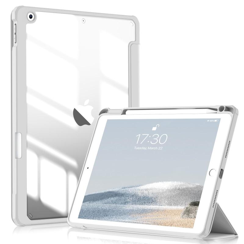 SQBEBS iPad 10.2 ケース iPad 第9世代 ケース 2021/ iPad 第8世代 ケース 2020/ iPad第7世代ケース 2019 クリア透明♢【対応機種】iPad第9世代2021（A2602/A2603/A2604...