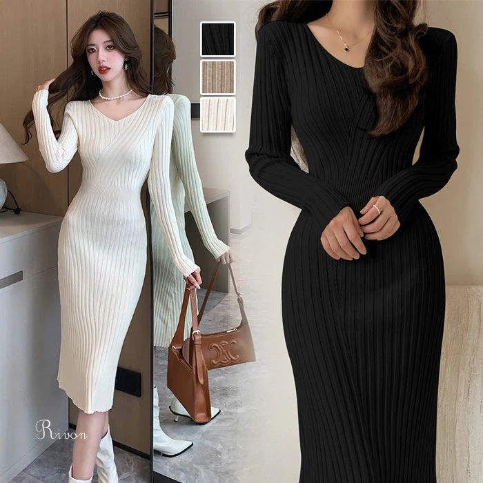 商品コード 商品詳細 【シルエットとデザイン】ウエストをきれいに絞り、ヒップを美しく包み込むフィット感のあるデザインが、女性らしいくびれとボディラインを強調。リブ編みの縦ストライプがさらに細長くしなやかなシルエットに見せる着やせ効果を発揮し...