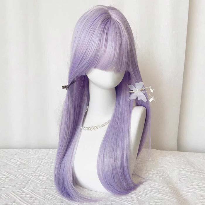 商品名かつら髪飾り・帽子などの小物は付いていません。色パープルサイズ約65cm素人採寸若干の誤差がある場合がございます。素材合成繊維ご了承いただきたいこと※1、サイトに掲載の商品は、撮影の環境とモニター環境により、実際の物と素材感・色味いが...