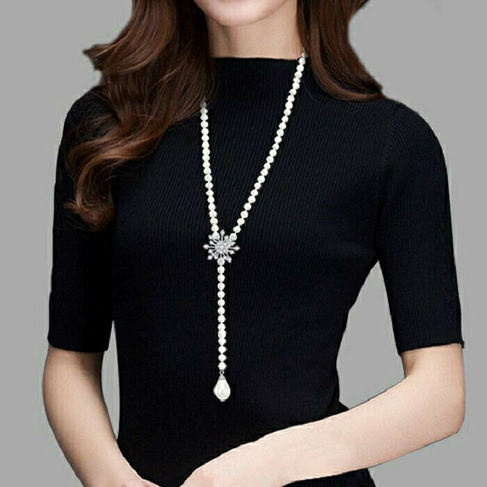 ロング ネックレス 真珠 パール レデレディースジュエリー アクセサリー その他 人気真珠 パール レディース アクセサリー パールネックレス レディース ロング ネックレス 披露宴 卒業式 入学式 小物 ネックレス パール ロング アクセ...