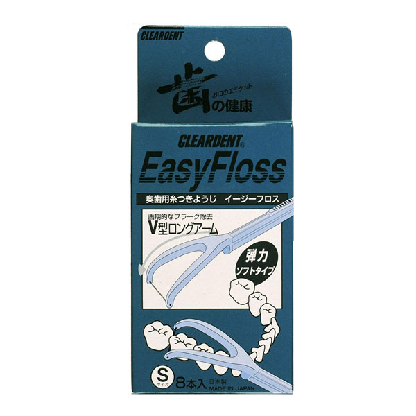奥歯へのソフトなアクセス。画期的なプラーク除去。V型ロングアームの採用で、奥歯へのアクセスが一層容易になり、また適度の弾力とフロスのたるみによって、ソフトに臼歯と臼歯の間に入り込み、歯に負担をかけることなくプラークを除去します。 糸の太さ／...