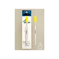 健康な歯ぐきを保つための、歯ぐき専用マッサージブラシシリコンゴムを使用、先端を丸くしていますので、歯や歯ぐきに余計な負担がかかることなく、高いマッサージ効果が得られます。 ハンドル部にカーブをつけたデザインで、持ちやすくなっています。 マッ...