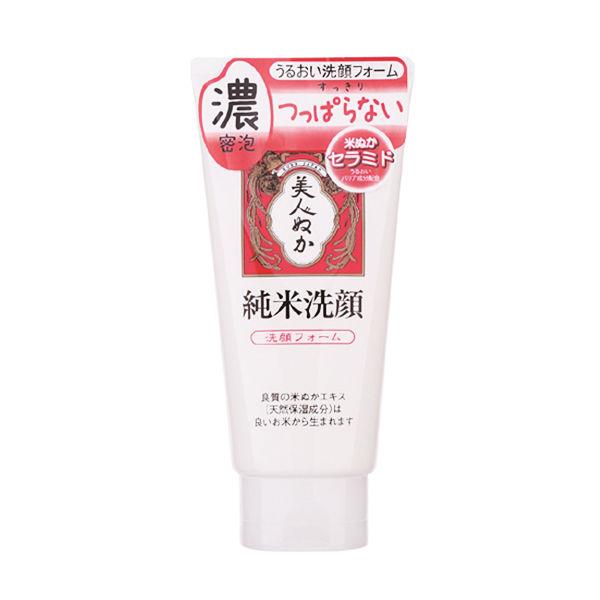 純米洗顔フォーム　135g○リニューアル等により、パッケージ画像は予告なく変更されることがあります。お届けの商品と異なる場合がございますのでご了承ください。○・つっぱり知らず！・皮脂・汚れスッキリ・米ぬかうるおい洗顔・良質の米ぬかエキス（天...