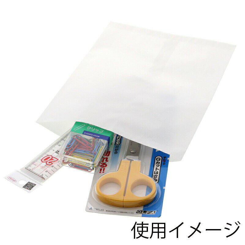 雑貨など小物を入れるのに最適！書店や文具店などで活躍します。■サイズ：幅180×高245mm■原材料：上質紙52.3g