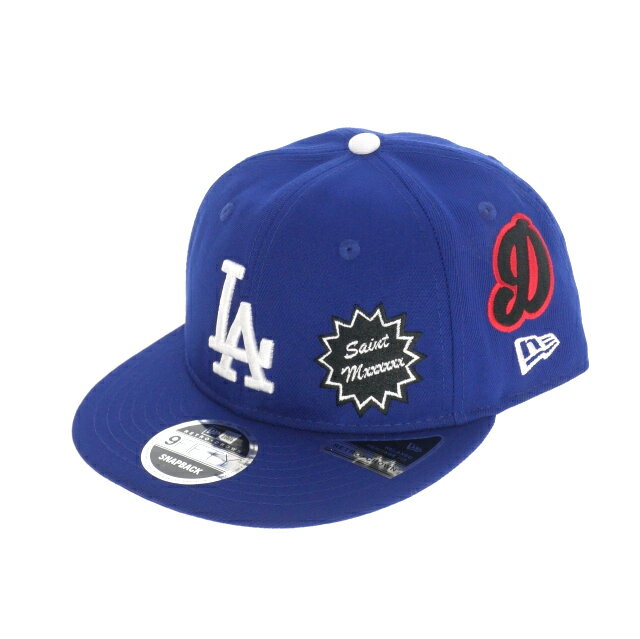 【中古】未使用品 セントマイケル SAINTMICHAEL 25SS DODGERS NE_CAP ベースボールキャップ 帽子 OS ブルー 青 SM-HR8-0000-C46 メンズ 【ベクトル 古着】 260310ブランドセントマイケル...