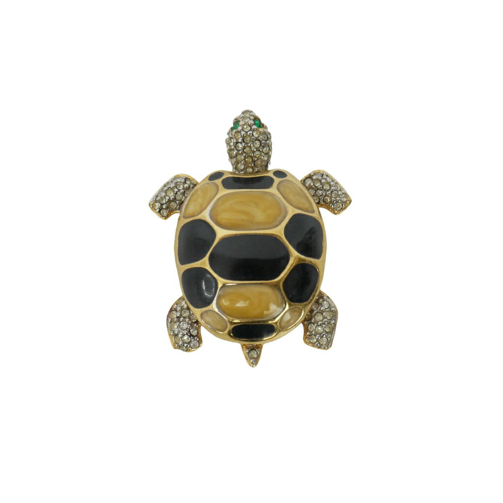 【中古】ヴィンテージ VINTAGE タートルブローチ 亀 アクセサリー 金 ゴールド レディース 【ベクトル 古着】 260609ブランドヴィンテージ VINTAGE実寸サイズ4.1cm×3.2cm　色ゴールド ※照明や撮影環境により、実...