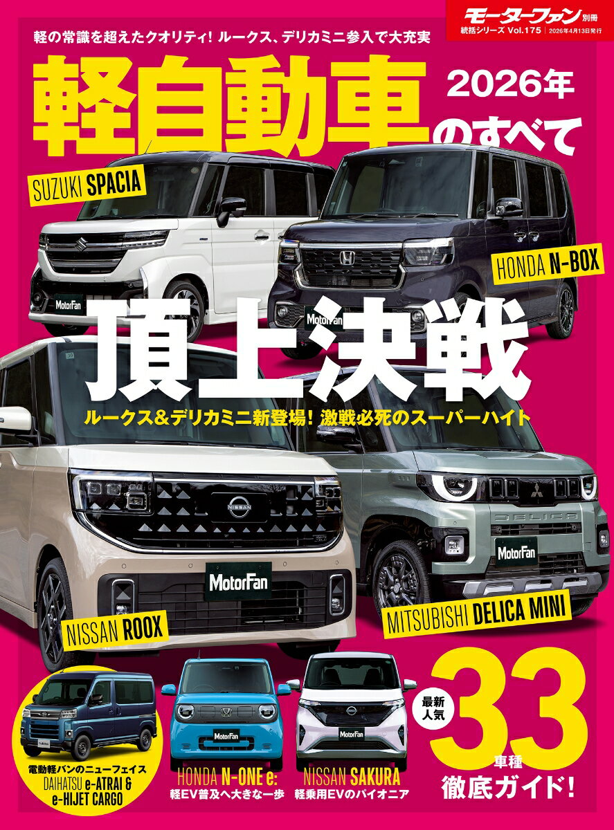 ◆◆◆非常にきれいな状態です。中古商品のため使用感等ある場合がございますが、品質には十分注意して発送いたします。 【毎日発送】 商品状態 著者名 編集:三栄 出版社名 三栄、 発売日 2026年02月 ISBN 9784779653896