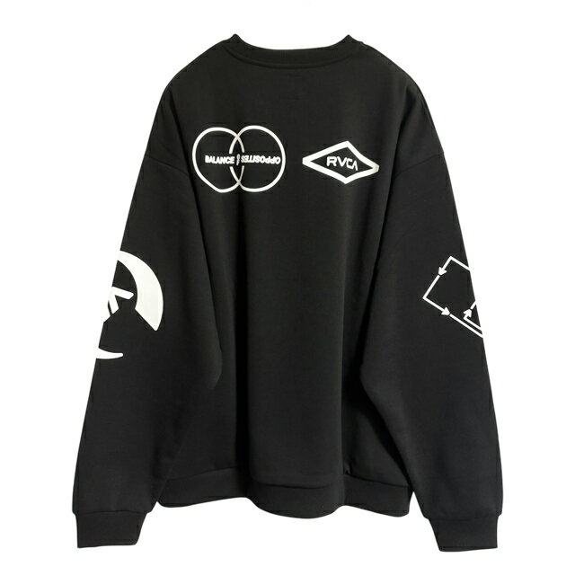 ポリエステルコットンのハーフブラッシュドテリー素材を使用したスウェット。 背面にはアイコニックなRVCAロゴを配置。 ホワイトは同色でプリントしているシンプルさが特徴。 ゆったりとしたオーバーサイズシルエットで、リラックス感のある着心地。 ...