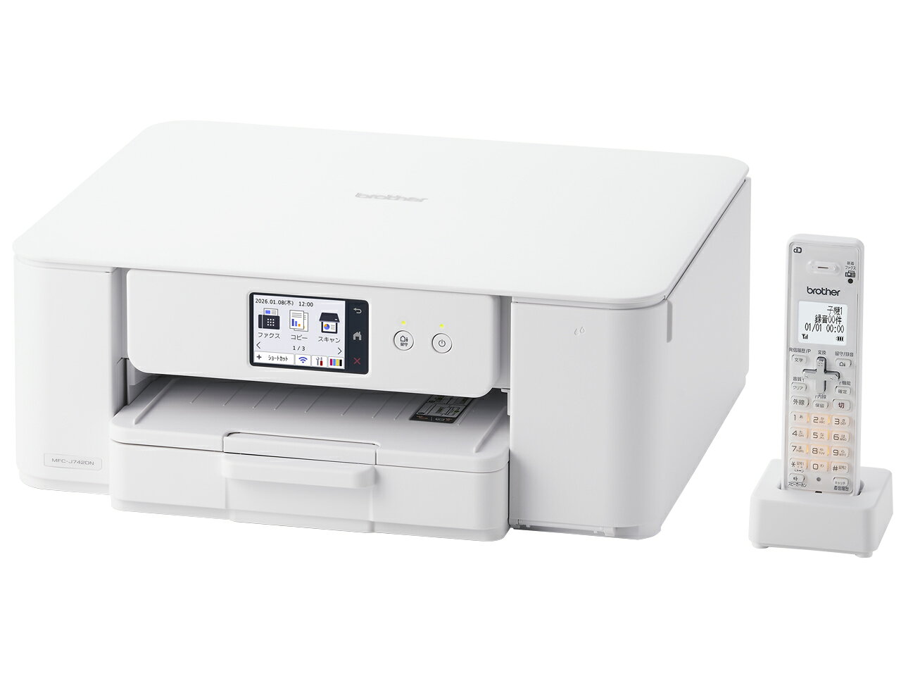 ブラザー プリビオ MFC-J742DN Y通常配送商品 仕様タイプインクジェット解像度6000x1200 dpiインク形状独立インクタイプカートリッジ式インク色数4 色インク種類染料+顔料最小インク滴サイズ1.5 plカラー印刷速度/分9...