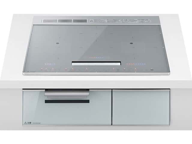 三菱電機CROSS+TOPシリーズ CS-A86-S [シルバー] Y通常配送商品 ヒーター機能 設置タイプ ビルトイン グリル種類 ヒーター*1 3口 ロースター*2 両面 火力 左3.2kW右3.2kW中央2kW グリル火力 1.8kW...