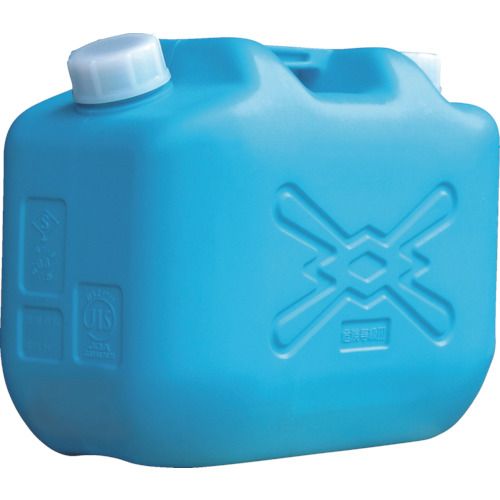 特長:●JIS缶です。 用途:●灯油専用タンク 仕様:●容量(L)：11●色：ブルー●幅(mm)：323●奥行(mm)：176●高さ(mm)：260●口径(mm)：50●実用量(L)：11 仕様2:●JIS規格品 材質／仕上:●ポリエチレン...