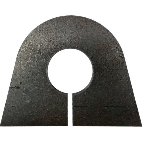 特長:●スリット付です。 用途:●構造物に取付けて、吊り手として。 仕様:●シャックル呼径(mm)：32●柱・梁重量(2個)(t)： 10●板厚T(mm)：16●脚長S(mm)：12 材質／仕上:●一般構造用圧延鋼材(SS400)相当 注意...