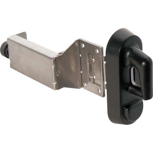 特長:●建物にキズを付けずに、南京錠で扉を施錠できます。●カブセ扉専用です。●ロックカバーが金具先端迄被い、取付け金具は露出しない設計です。●※南京錠は別売です。 用途:●カブセ扉専用。●物件空室管理、リフォーム現場での仮錠前に。 仕様:●...