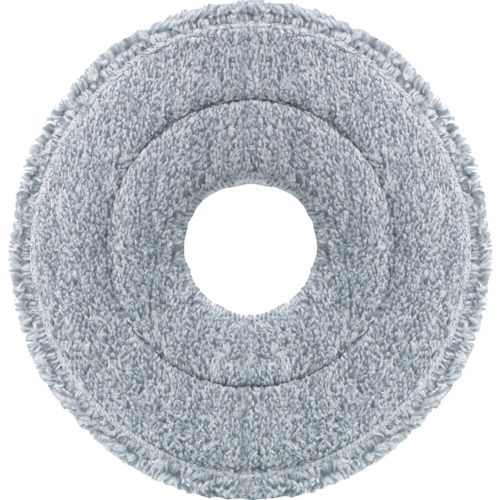 特長:●マイクロファイバースピンモップ用の取り替え用クロスです。 用途:●床掃除に。 仕様:●幅(mm)：240●高さ(mm)：10●縦(mm)：240●横(mm)：240●色：グレー 仕様2:●水拭き、カラ拭き両用 材質／仕上:●モップ用...