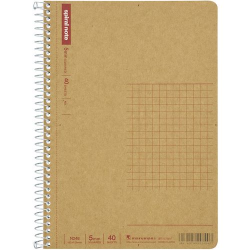 特長:●心地よい書き味が定評のマルマン国産筆記用紙です。 仕様2:●B6サイズ方眼罫40枚特長:●心地よい書き味が定評のマルマン国産筆記用紙です。 仕様2:●B6サイズ方眼罫40枚