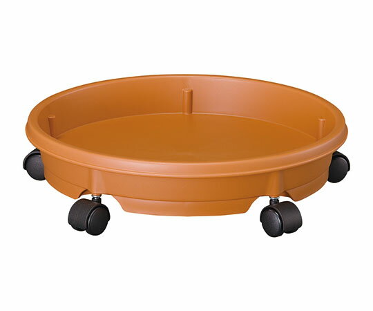 大型鉢の移動が手軽に行えます。 キャスター付鉢皿。 鉢の受け皿にキャスターが付属しています。 植物の移動を楽にする、5個のキャスターで抜群の安定感です。 お掃除や植木のお手入れも、キャスター付なので楽に移動が行えます。 サイズ：径410×高...