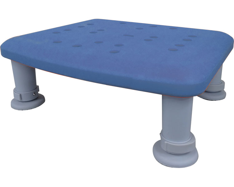 ●サイズ／幅29.5×奥行22×高さ12〜20（5段階／2cm）cm、天板：幅29.5×奥行22cm ●重さ／1.9kg ●材質／天面クッション：EVA樹脂、本体：ポリプロピレン、高さ調整ピン：ポリプロピレン、ステンレス、高さ調整脚：アルミ...