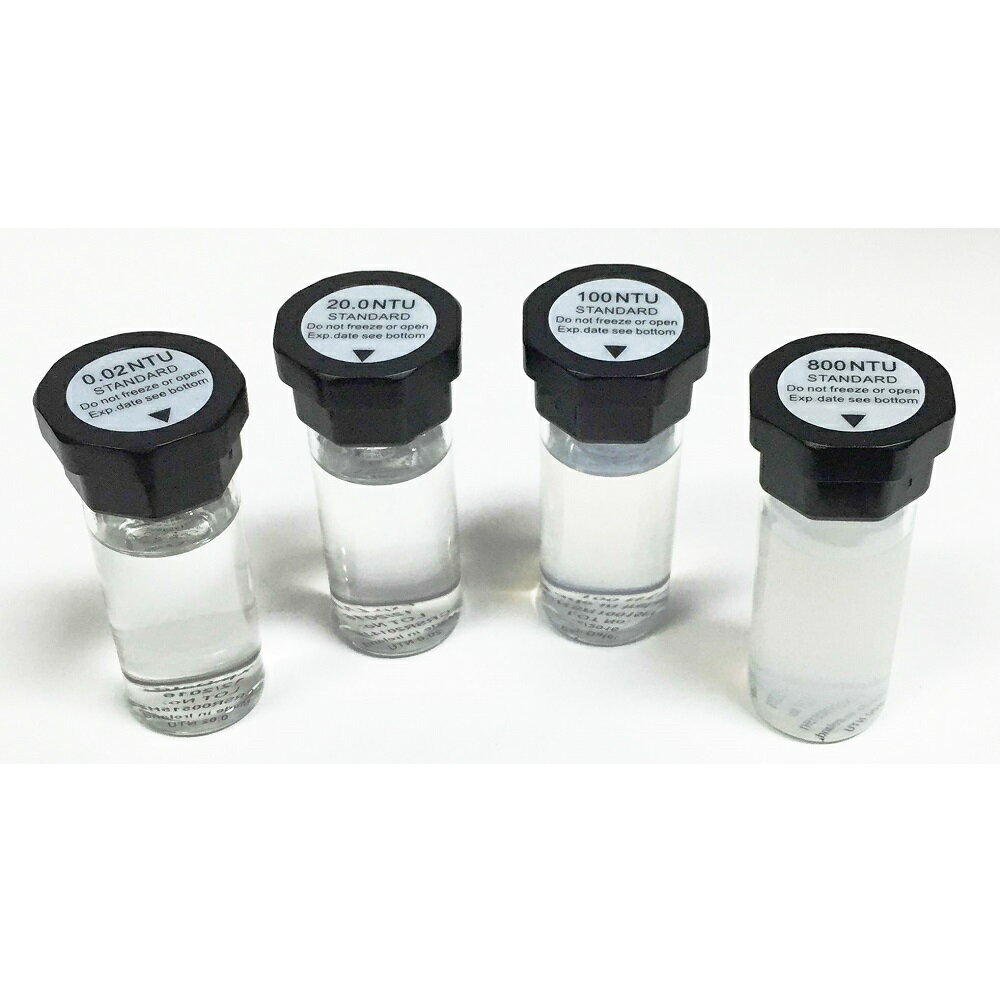 仕様 校正用セル4種類 種類：0.02NTU、20.0NTU、100NTU、800NTU（ポリマー）仕様 校正用セル4種類 種類：0.02NTU、20.0NTU、100NTU、800NTU（ポリマー）