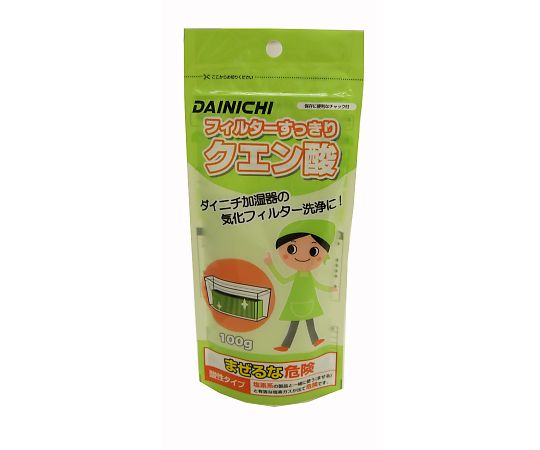 ダイニチ加湿器用クエン酸 本体寸法（幅×奥行×高さmm）：90×10×205ダイニチ加湿器用クエン酸 本体寸法（幅×奥行×高さmm）：90×10×205