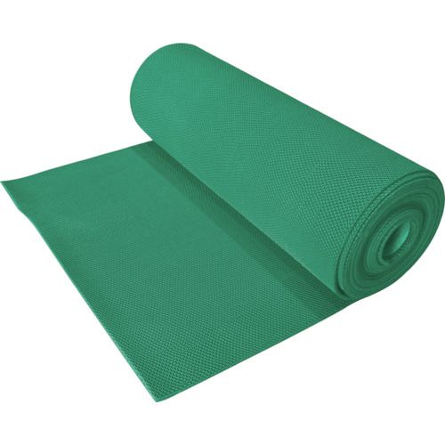 特長:●高いグリップ性能で足元のすべり止め対策に最適です。●適度な弾力で歩行時の衝撃を和らげます。●厚さ6mmで水溜まりが発生しにくく、水によるすべり止め対策に有効です。●カッター、ハサミで簡単にカット加工することができます。 用途:●通路...