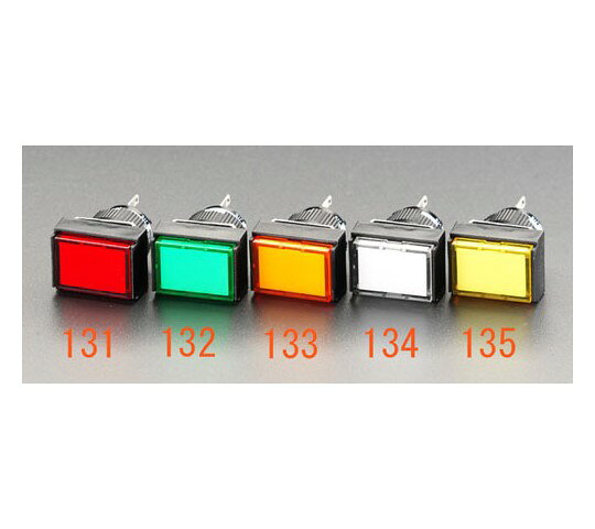 パネルカットφ16mm用 富士電機 長角平形（18×24）表示灯 トランス無し LED　DC24V球付 定格電圧：DC24V サイズ：24（W）×34（D）×18（H）mm 色：赤 型式：AH164-ZTRE3パネルカットφ16mm用 富士...