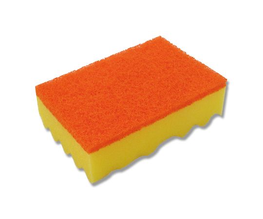 研磨粒子無しタイプの為、キズをつけずにスッキリ洗いたい場合におすすめです。高耐久スポンジ。 サイズ：横75×縦115×厚36mm 色・柄：イエロー 入り数：1個研磨粒子無しタイプの為、キズをつけずにスッキリ洗いたい場合におすすめです。高耐久...