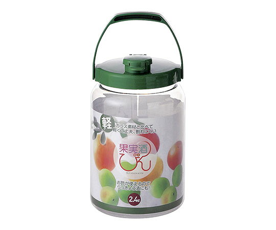 容量（cc）：2400 直径×高さ（mm）：135×222 材質：本体/飽和ポリエステル樹脂　フタ、キャップ、ハンドル/ポリプロピレン　パッキン、空気弁/シリコンゴム カタログコード：8-0240-1301 商品番号：AKZ1001容量（c...