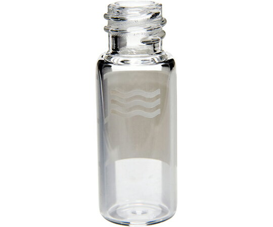 オートサンプラーバイアル スクリューバイアル バイアル規格：12×32mm バイアル口径：5mm 容量：2.0mL 材質：ガラス バイアルの色：透明ラベル付 形状：フラットボトム キャップサイズ：8-425 入数：500本オートサンプラーバ...