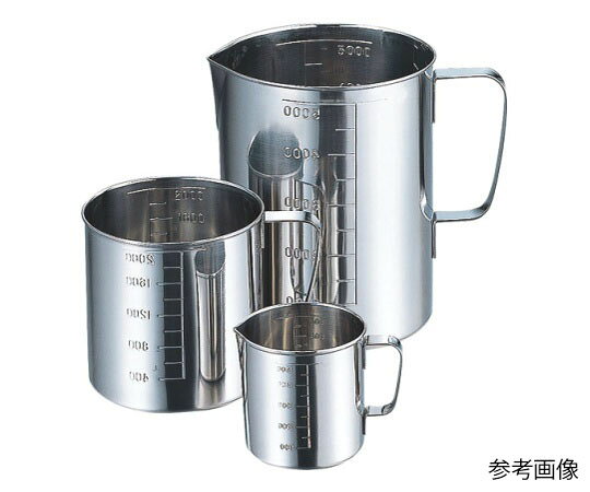 丈夫な18-8ステンレス製。見やすい目盛付き。 直径×高さ：φ114×H110mm 材質：18-8ステンレス コード番号：04-0323-0404丈夫な18-8ステンレス製。見やすい目盛付き。 直径×高さ：φ114×H110mm 材質：18...