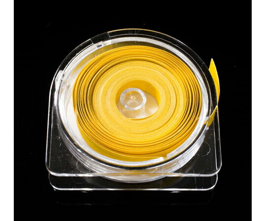 普及品として学校や教材の教育用から一般的な実験研究用まで適しています。 カラースケール（変色表）をプラスチックディスペンサーにセットし、使用時にディスペンサーの片面を回転させると試験紙の先端が出てきて必要な長さだけを取り出します。 測定領域...