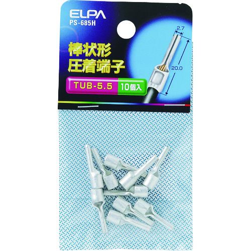仕様2:●全長：20.0mm●適合電線範囲： ・単線φ 1.82〜2.89mm ・より線 2.63〜6.64mm2●入数：10仕様2:●全長：20.0mm●適合電線範囲： ・単線φ 1.82〜2.89mm ・より線 2.63〜6.64mm2...
