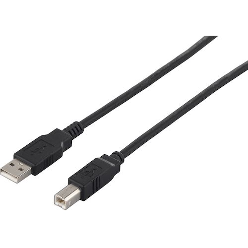 特長:●USB2.0対応USBケーブル（A to Bタイプ）です。●480Mbpsの高速伝送対応です。 用途:●USBAtoBケーブル パソコンとプリンター・HDDの接続用 仕様:●色：ブラック 仕様2:●USB2.0ケーブル (A to ...