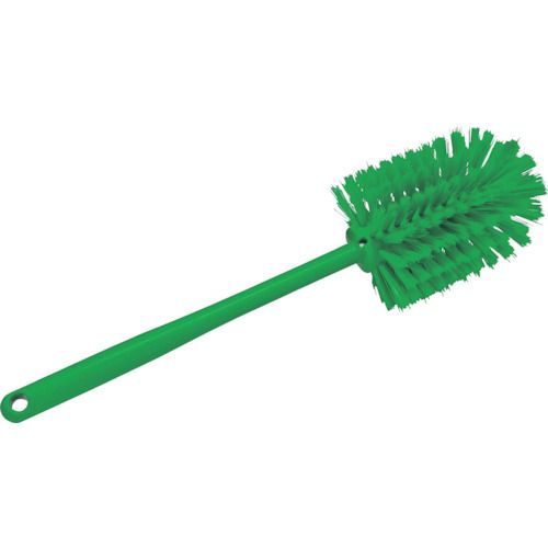 特長:●一体型のため、丈夫で割れにくい構造のボトルブラシです。●4種類のサイズ展開です。 仕様:●色：緑●縦(mm)：395●横(mm)：80●厚さ(mm)：80●耐熱温度(℃)：120 仕様2:●HACCP対応清掃用品特長:●一体型のため...