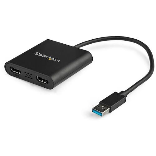 特長:●USB Type-Aポート1口にHDMIモニター2台を接続します。●ノートパソコン搭載画面を含め合計で3画面を拡張モードでサポートします。●オフィスワーク、在宅勤務、会議室HDTVとの接続に便利です。●USBバスパワーで動作し、外部...