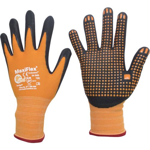 特長:●特許取得のマイクロ発泡ニトリルコーティングは熱と蒸れを360°全方向から放出し、手の温度を最適に保ちます。●滑り止めドット加工により、手袋のコーティング面のクッション性が向上しています。●優れた成形、フィット感と感触 - 自然な人の...