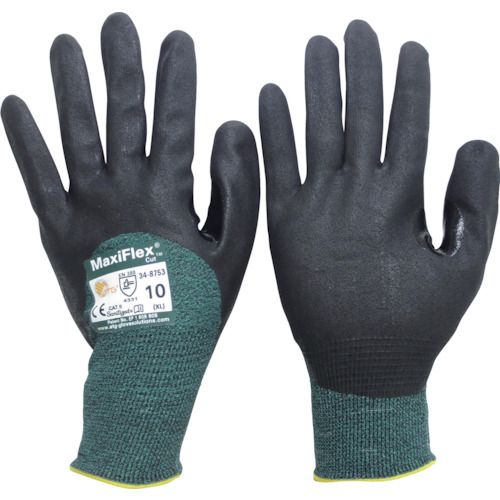 特長:●特許取得のマイクロ発泡ニトリルコーティングは熱と蒸れを360°全方向から放出し、手の温度を最適に保ちます。●独自の特殊高機能繊維により耐切創と快適性を両立しています。●親指と人差し指間の指又を補強することで耐切創性と耐久性を向上させ...