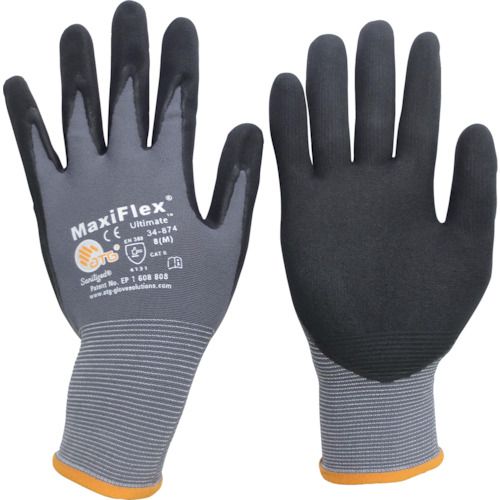 特長:●特許取得のマイクロ発泡ニトリルコーティングは熱と蒸れを360°全方向から放出し、手の温度を最適に保ちます。●従来の発泡ニトリルゴムより25％薄いながらも2倍の機械的性能を有しています。●自然な人の手を再現した人間工学に基づくデザイン...