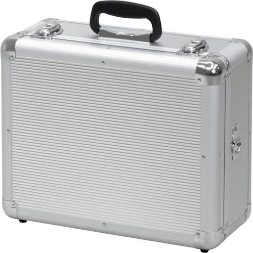 特長:●アルミの高級感と軽量堅固さを兼ねそなえたツールケースです。●コーナー部材は衝撃に強いラウンド加工仕様です。●用途に合わせて移動できる仕切板付です。●バックル部は鍵をかけることができ、大切な収納物をがっちりガードできます。●持ち運びに...