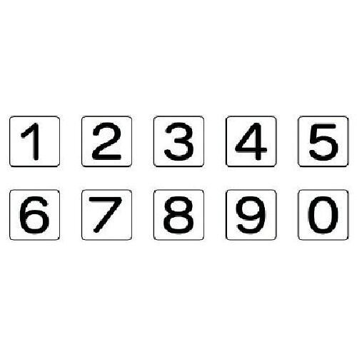 特長:●水・熱に強いアルミ製！ 仕様:●摘要：粘着シール●10枚1組●内容：1〜0 各1枚●寸法(mm)：40×40(0.12mm厚) 材質／仕上:●アルミ特長:●水・熱に強いアルミ製！ 仕様:●摘要：粘着シール●10枚1組●内容：1〜0 ...