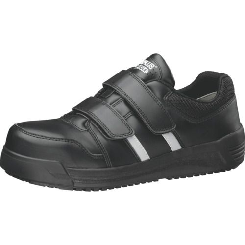 特長:●靴底パターンを斜めに配置し、前後だけでなく横・斜め方向へのグリップ力を強化しました。●グレーチングのような硬い金属面や凹凸のあるタイル等、様々な床材で耐滑性能を発揮します。●交換目安が分かる「スリップサイン」付で、靴底のすり減りによ...