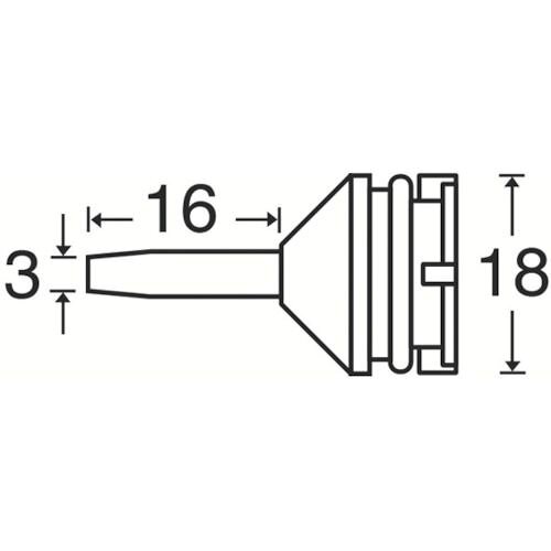 特長:●SPPON用 交換ノズルです。 用途:●18、18G用 交換ノズルに。 仕様:●品名：スッポン用ノズル●摘要：18、18G●材質：テフロン 仕様2:●RoHS2対応製品(10物質)特長:●SPPON用 交換ノズルです。 用途:●18...