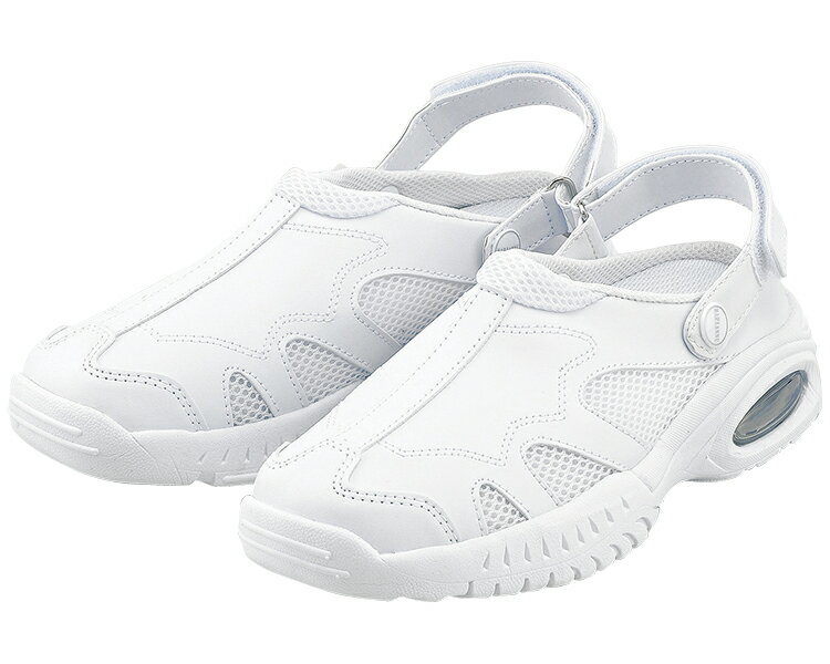 ・エアーバッグ搭載の超軽量ナースシューズ。 ・最高の足入れとホールド感を追求。エアーメッシュ材を採用し、ムレ対策も万全に！ ・優しさいっぱいで、「快適」。疲れにくい。 ・「クッション性」に清潔さをプラス。 ・選び抜いた「素材」。 ・履いてい...