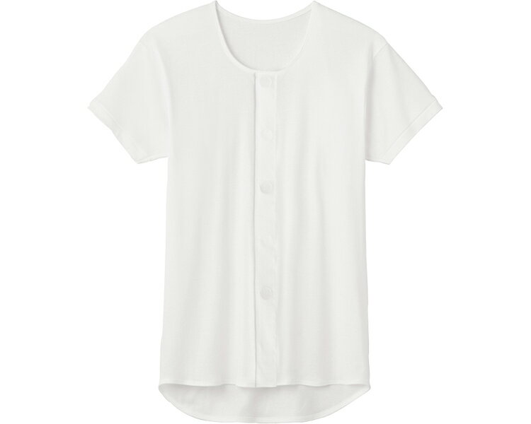 ・介護士さんの声から設計されました。着替えらくらく肌着。 ・お名前プリント。本体に名前が書けるスペースがあります。取り扱い表示もプリントなので肌あたりやわらか。 ・交互カラーで付け間違えにくい。2色の丸型ワンタッチテープが交互にあることで見...