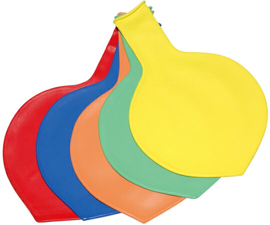 ネット型ゲームの導入時や世代を超えたレクリエーションにオススメです。 大きな風船で浮遊感があり、落下速度がゆっくりなのでふわふわ感覚でのバレーボール型ゲームが楽しめます。 5ヶ1組（青・緑・赤・オレンジ・黄各1ヶ） 最大直径約80cm 重さ...