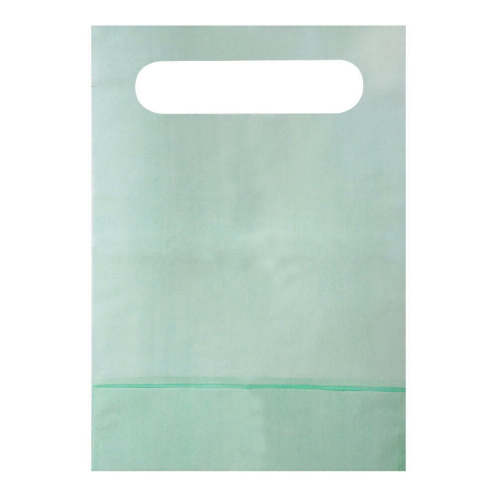 吸水・防水加工の使い捨て紙製エプロンです。 ご使用後は肩の切れ込みからちぎって外し、廃棄できるので衛生的です。 ポケット付きで食べこぼし等をキャッチします。 頭を通すだけの簡単着用です。 入数：1箱（50枚入） 材質：表生地／バージンパルプ...